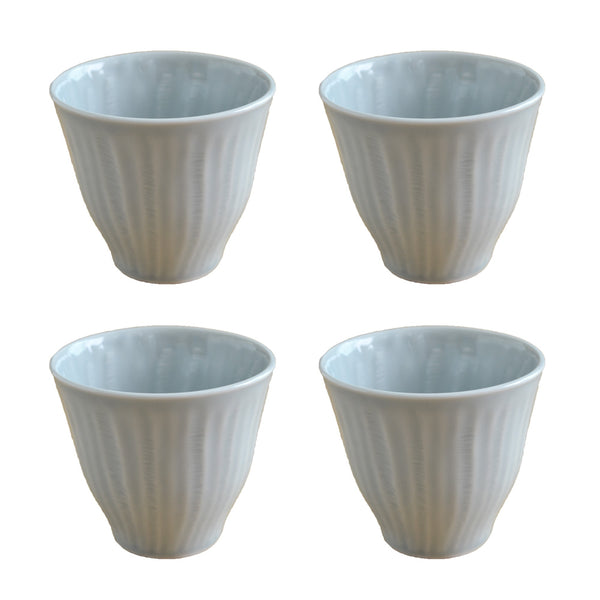 Shinogi Shochu Cups Set of 4 Made in Japan - Gray – Zen Table Japan